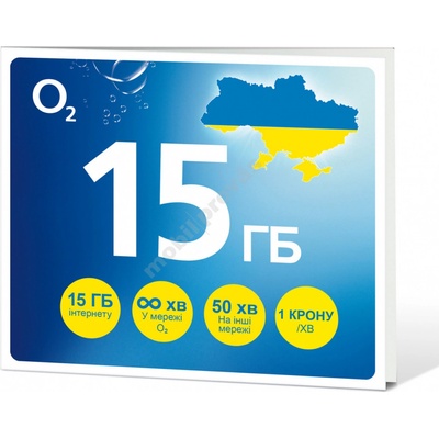 O2 SIM karta 15GB UK 50 Kč kredit Tarif Go 7 za 299 Kč (8GB/ Neomezené ...