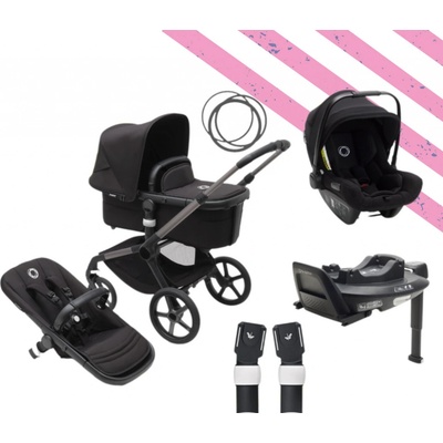 Bugaboo Fox 5 complete + Bugaboo Turtle Air by Nuna + Bugaboo 360 base ...