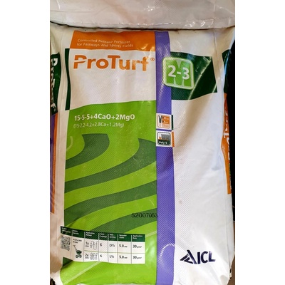 ICL ProTurf BASIC JARO/LÉTO 15-5-5+4CaO+2MgO 2-3M 25 Kg od 1 490 Kč ...