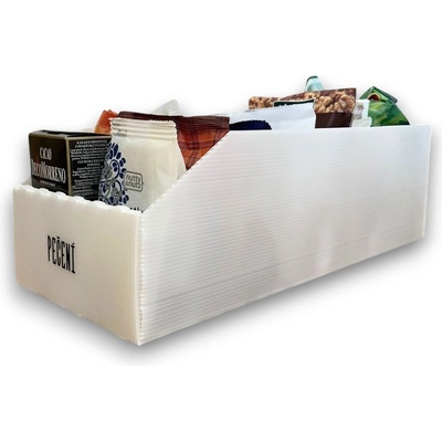 usporadejto.cz Kartonplast úložný box plastový bílý 20 x 50 x 16 cm od ...