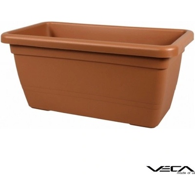 VECA ANTHEA Truhlík plastový terakota 50 x 25 x 23 cm - Heureka.cz