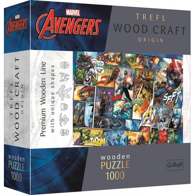 Trefl Dřevěný Marvel Comics Universe 1000 dílků - Heureka.cz