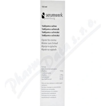 Klistýr Klysma salinické 135ml od 199 Kč - Heureka.cz