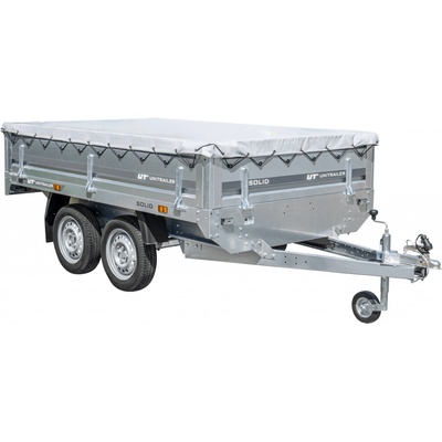 UNITRAILER SOLID 250/2 CPH 750 kg s opěrným kolem a šedým plochým ...