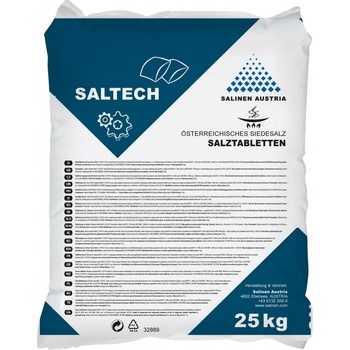 Salinen Austria Sůl regenerační tabletovaná SALTECH 25 kg hranatá ...