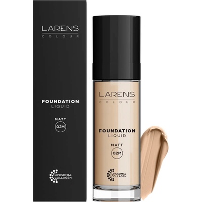 Larens Colour Liquid Foundation Matt 02 s jemným matujícím efektem 30 ...