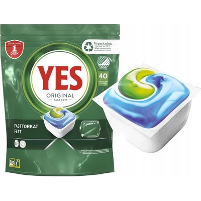 Yes Original Tablety do myčky All In1 40 ks - Heureka.cz