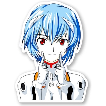 Evangelion Samolepka Cute Rei od 29 Kč - Heureka.cz