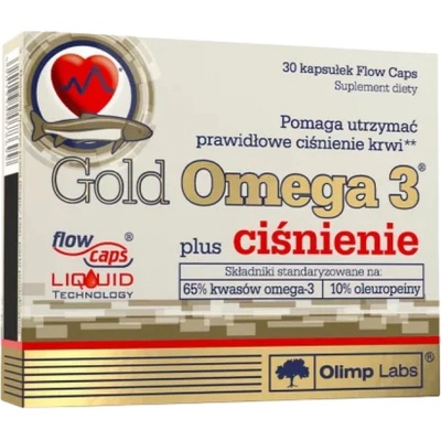 Olimp Sport Nutrition GOLD Omega 3 Plus | with Olive Leaf Extract [30 ...