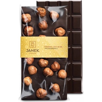 Čokoládovna Janek čokoláda s lískovými ořechy hořká 105 g od 129 Kč ...