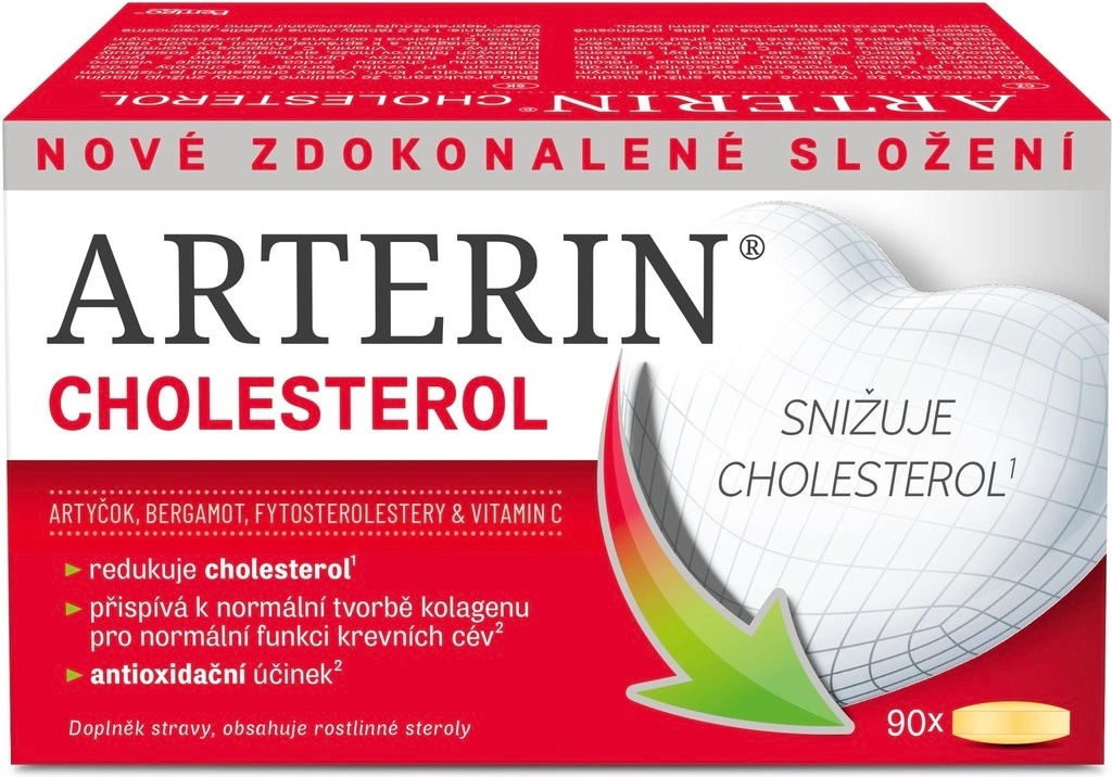 Arterin Cholesterol 90 tablet od 589 Kč - Heureka.cz