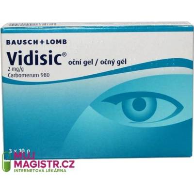 VIDISIC OPH 2MG/G OPH GEL 3X10G od 189 Kč - Heureka.cz