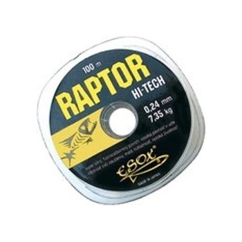 ESOX Raptor Hi-Tech 100 m 0,12 mm 2,05 kg od 73 Kč - Heureka.cz