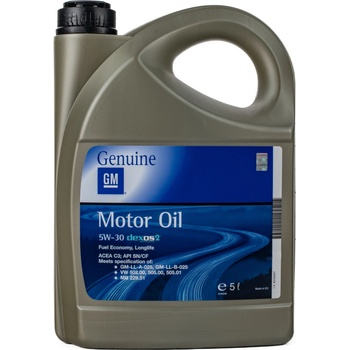GM Motor Oil Dexos 2 5W-30 5 l od 625 Kč - Heureka.cz