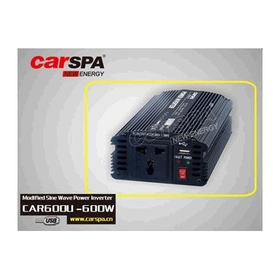 Carspa CAR600U-122 12V/230V+USB 600W, modifikovaná sinus od 38,69 € - Heureka.sk
