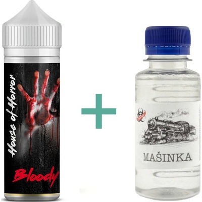 House of Horror Bloody Shake & Vape 20ml + Základní báze Mašinka PG30 ...