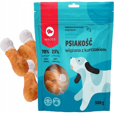 Maced Kost vázaná Psí bílá s kuřecím masem 500 g od 228 Kč - Heureka.cz