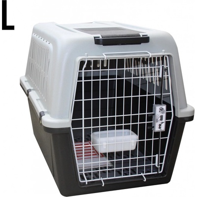 SOLOGNAC Přepravní box L pro 1 psa L norma IATA 81 x 55,5 x 58 cm od 2 ...