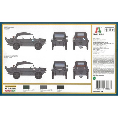 Italeri Model Kit military 0313 Kfz. 69 SCHWIMMWAGEN 1:35 od 239 Kč ...