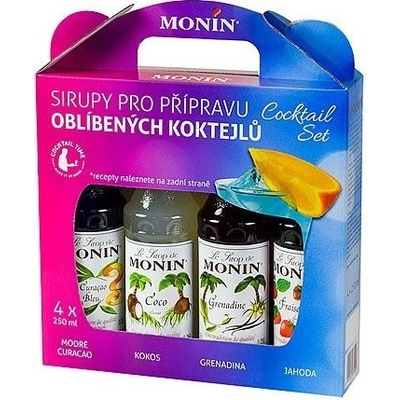 Monin Cocktail box 4 x 250 l od 379 Kč - Heureka.cz