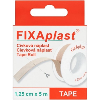 Fixplast náplast cívka 1,25 cm x 5 m od 22 Kč - Heureka.cz
