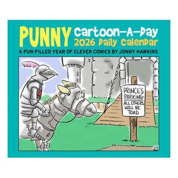 Punny Cartoon-A-Day by Jonny Hawkins 5.4 X 6.2 Box 2026 od 270 Kč ...