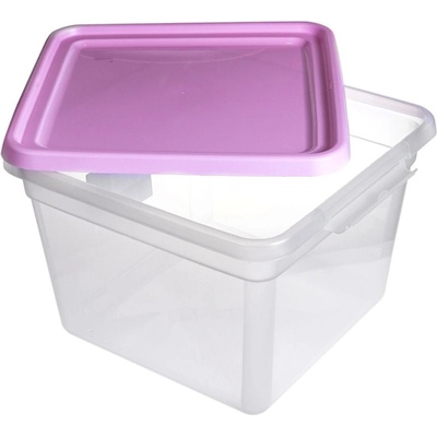 PEPCO Plastový box 32 l linia s ružovým poklopom - Heureka.sk