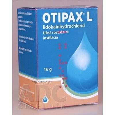 OTIPAX 40MG/G+10MG/G AUR GTT SOL 1X16G - Heureka.cz