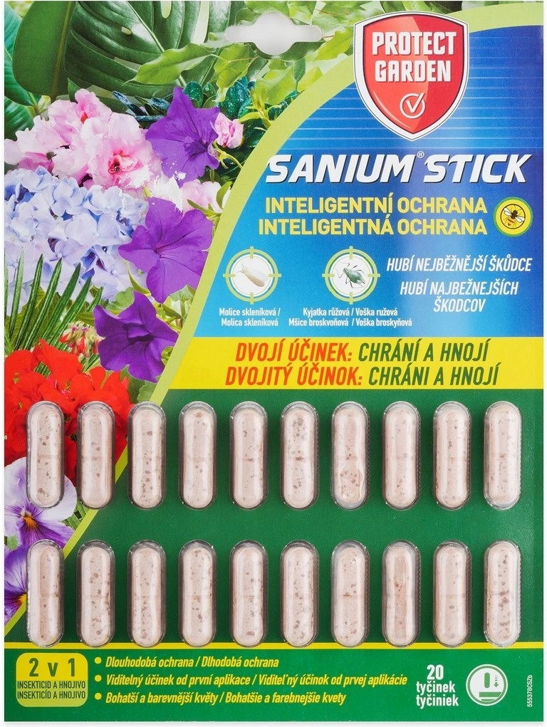 Bayer Garden Sanium stick insekticidní tyčinky 20 ks od 170 Kč - Heureka.cz