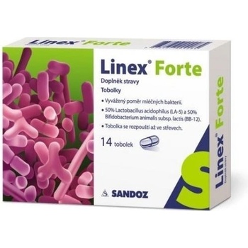 Linex Forte 14 kapslí od 92 Kč - Heureka.cz
