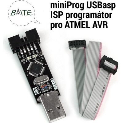 Baite S51-ASP miniProg USBasp ISP programátor pro ATMEL AVR ATMega s čipem ATmega8 - Heureka.cz