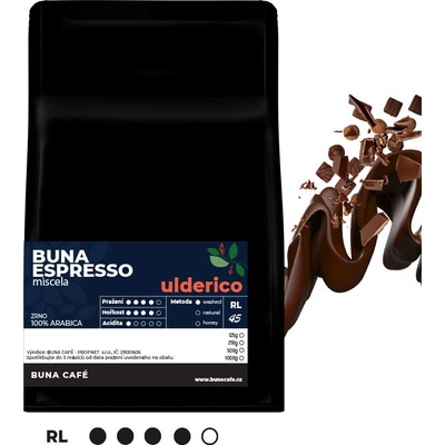 BUNA CAFÉ Buna Espresso ulderico 100% 1 kg od 929 Kč - Heureka.cz