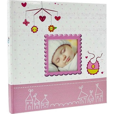Gedeon Fotoalbum na růžky 24X24 cm BIRTH 20 stran holčičí - Heureka.cz