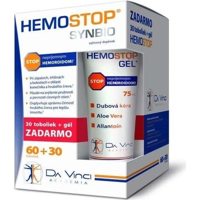 HEMOSTOP ProBio DA VINCI 90 tablet + gel 75 ml - Heureka.cz