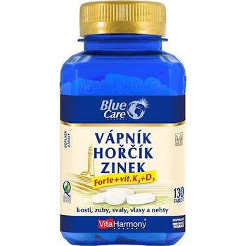 VitaHarmony Vápník Hořčík Zinek+vit.K2+D3 130 tablet od 173 Kč - Heureka.cz