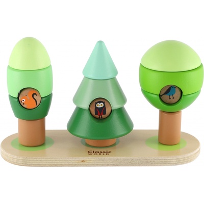 Teddies skládanka Les/Stromy 16ks v krabici 24x16x85cm od 389 Kč ...