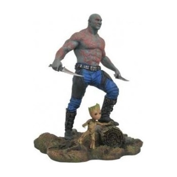 Diamond Select Strážci galaxie diorama Drax a Baby Groot 25 cm - Heureka.cz