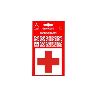 Informační piktogram Lékárnička červený - Heureka.cz