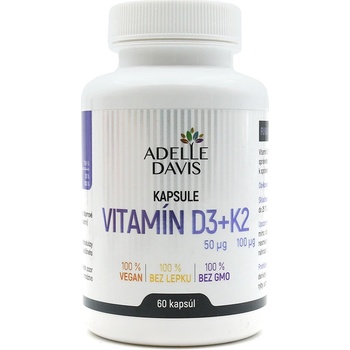 Adelle Davis Vitamín D3+K2 60 kapsúl od 6,06 € - Heureka.sk