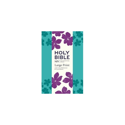 NIV Large Print Single Column Deluxe Reference Bible New International ...