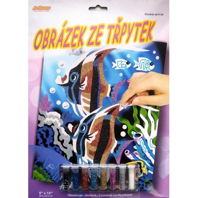 ArtLover Obrázek ze třpytek Ryby 20x25cm - Heureka.cz