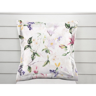 Biante Sandra s lemom SA-287 Mix kvetov na bielom 45 x 45 cm - Heureka.sk