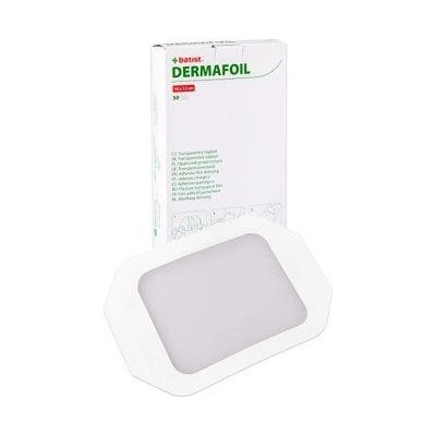 Dermafoil Náplast 10 x 12 cm transparentní 50 ks - Heureka.cz