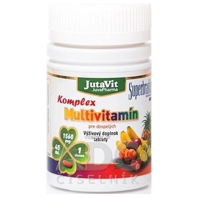 JutaVit Multivitamin Komplex pro dospělé 45 tablet - Heureka.cz