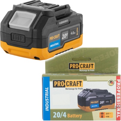 Procraft 20/4 20V / 4,0 Ah Industrial od 1 049 Kč - Heureka.cz