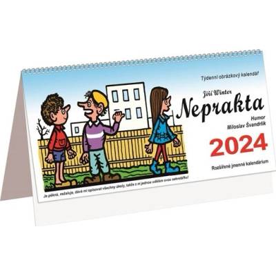 Stolní týdenní humor NEPRAKTA ŠVANDRLÍK 2024 - Heureka.cz
