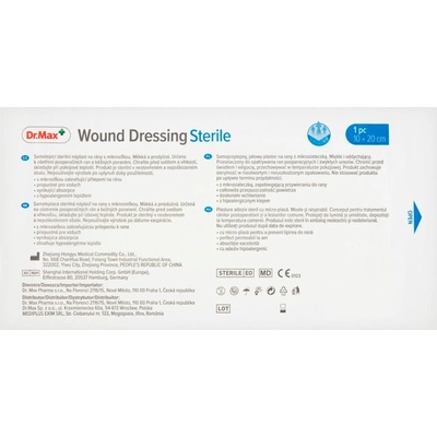 Dr. Max Wound Dressings Sterile 10 x 20 cm od 0,95 € - Heureka.sk