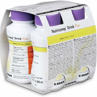 NUTRICOMP DRINK PLUS VANILKA POR SOL 4X200ML - Heureka.cz
