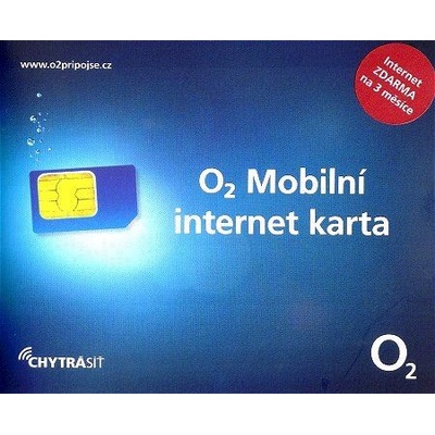 O2 SIM karta mobilní internet, 3 měsíce zdarma - Heureka.cz